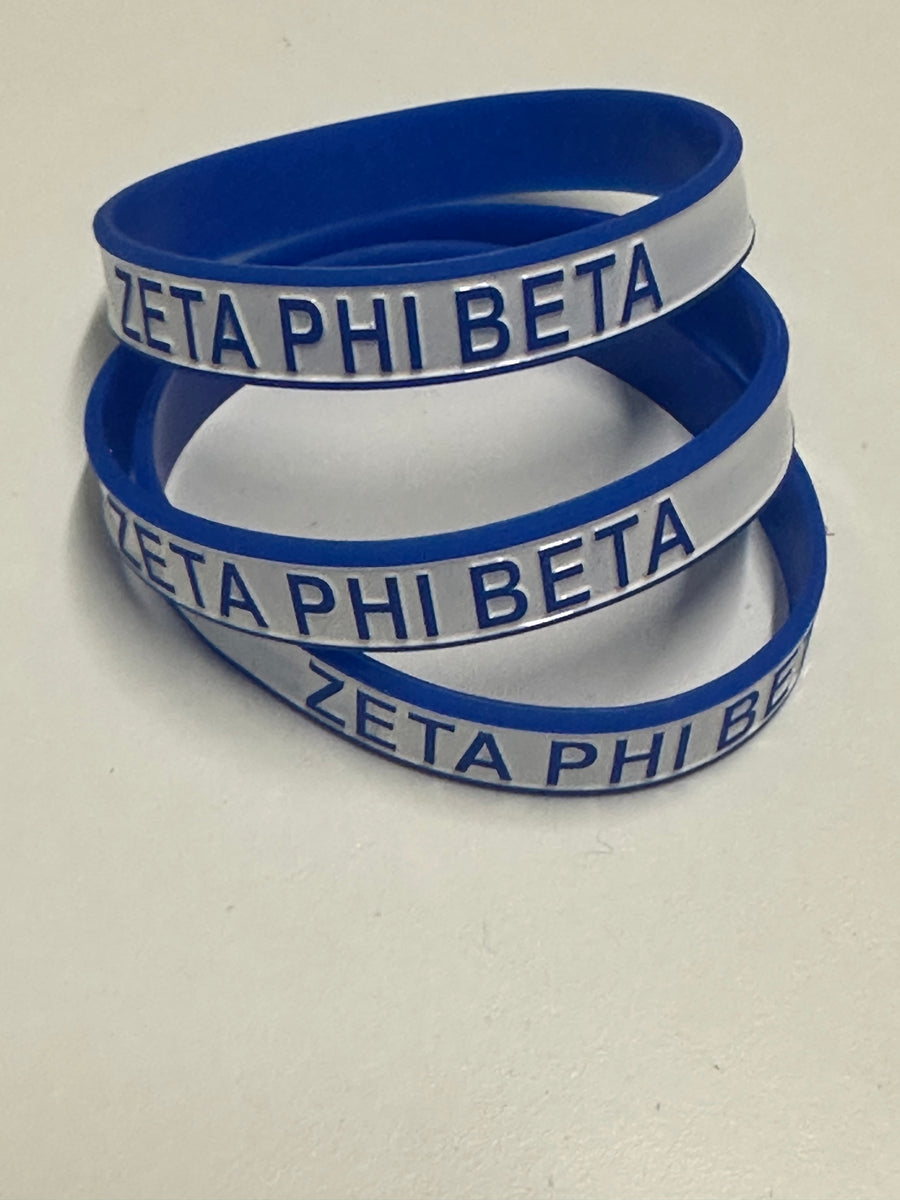ZETA PHI BETA - WRIST BAND – graffitigreek