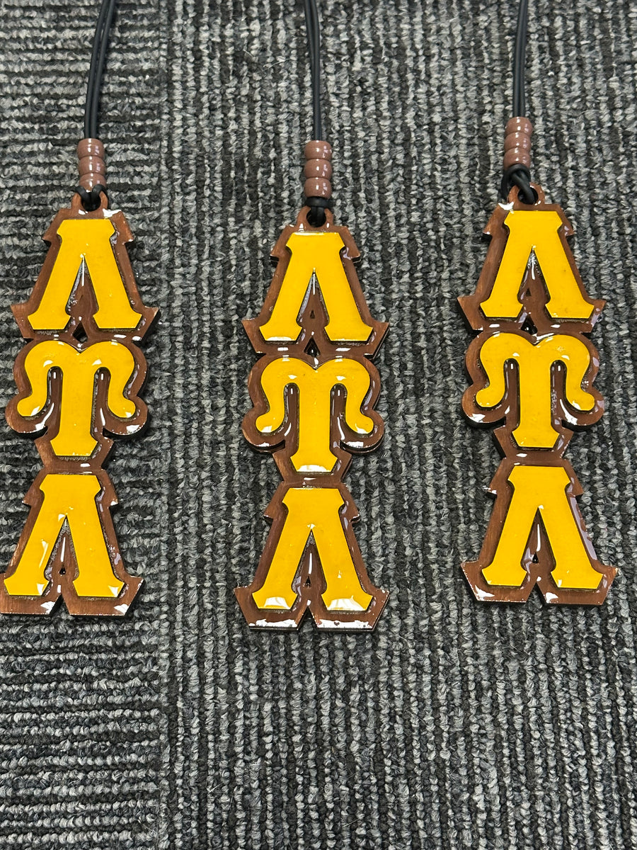 LAMBDA UPSILON LAMBDA - GREEK LETTERED TIKI – graffitigreek