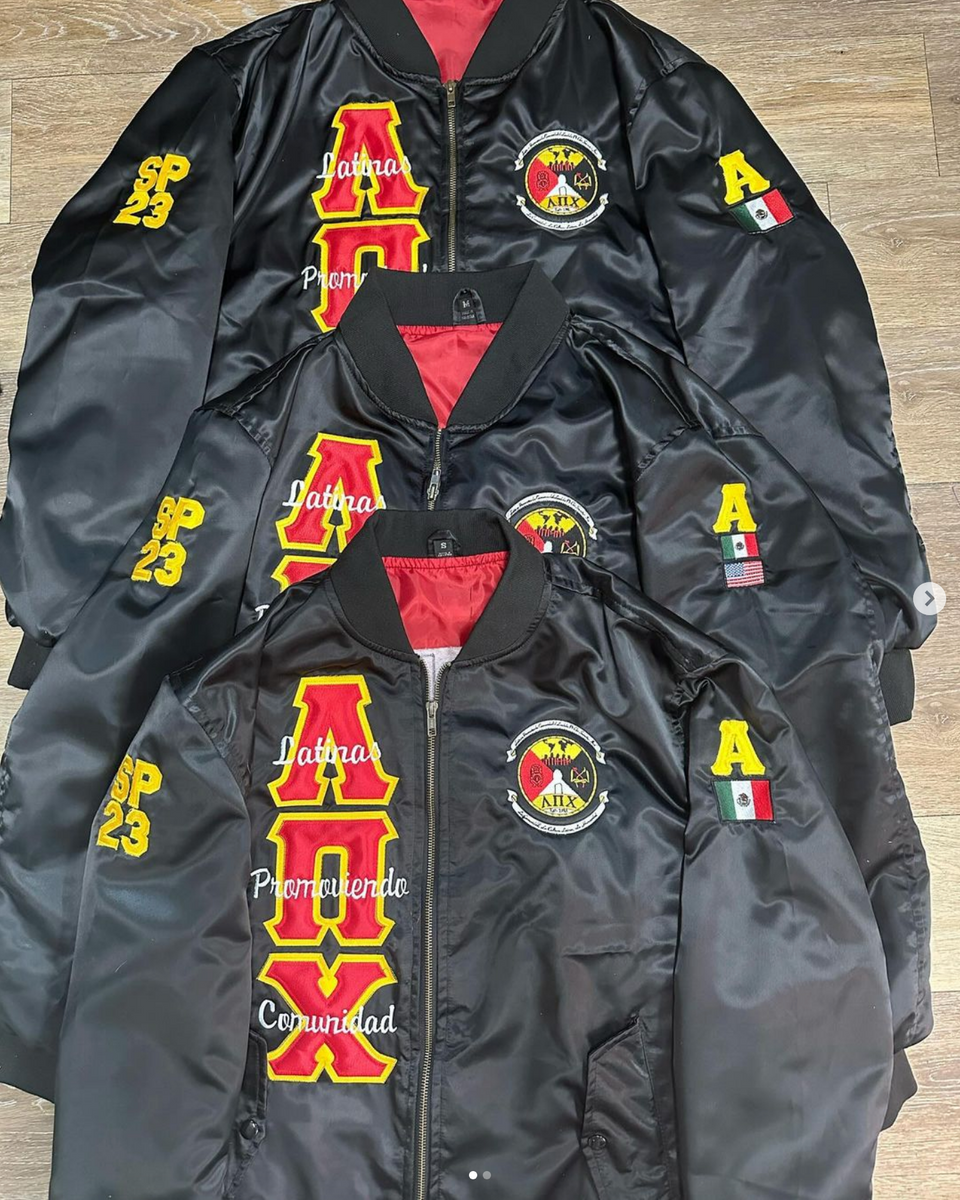 LAMBDA PI CHI -SATIN JACKET – graffitigreek