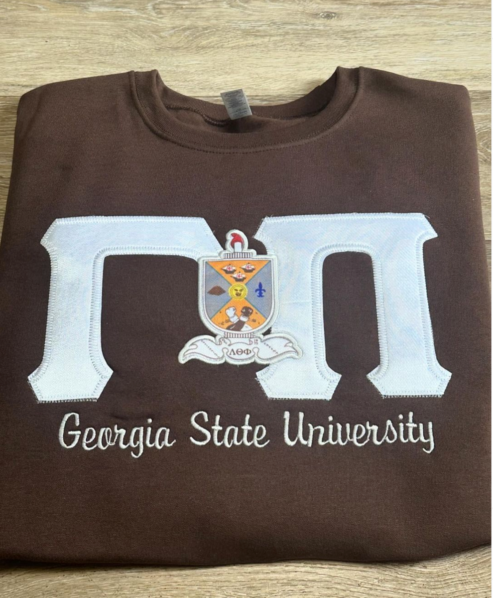 Lambda Theta Phi - Chapter letter Crewneck – graffitigreek